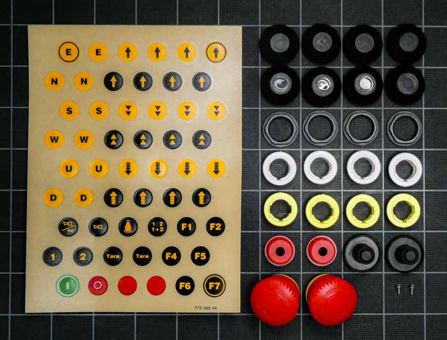 71880433 RUBBER CAP AND EMERGENCY STOP